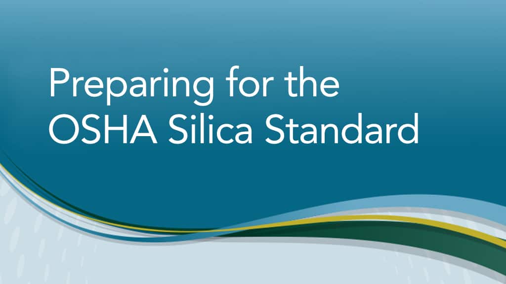 Preparing for the OSHA Silica Standard [Infographic] from IVI, Inc.
