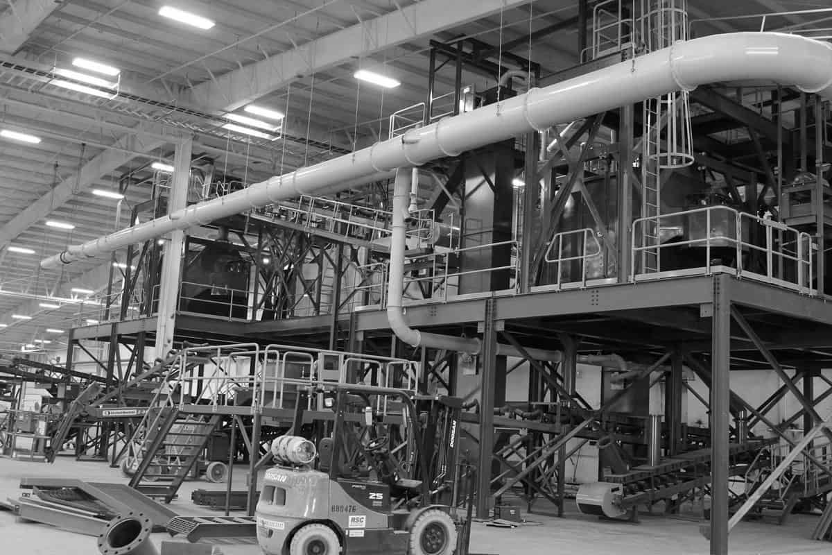Structural Steel Fabrication for Industrial Ventilation